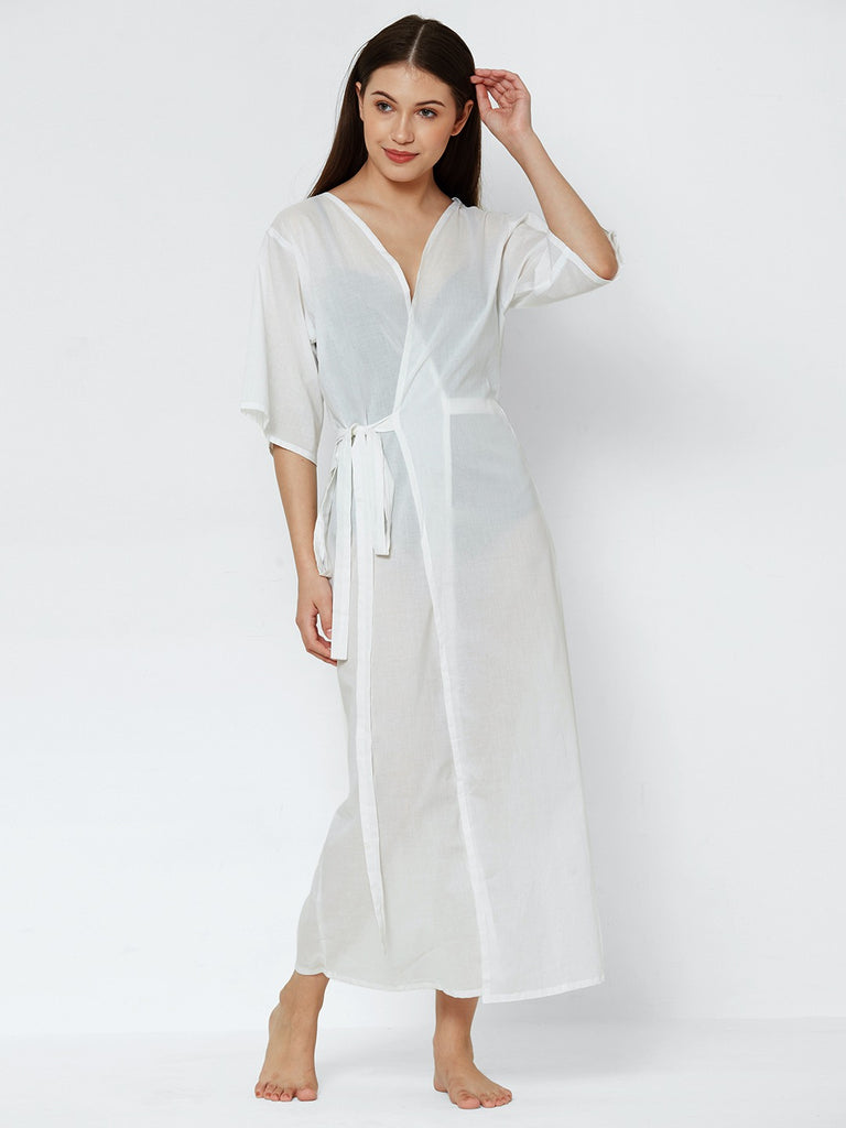 MUNROE ISLAND WRAP DRESS – Esha Lal Swimwear