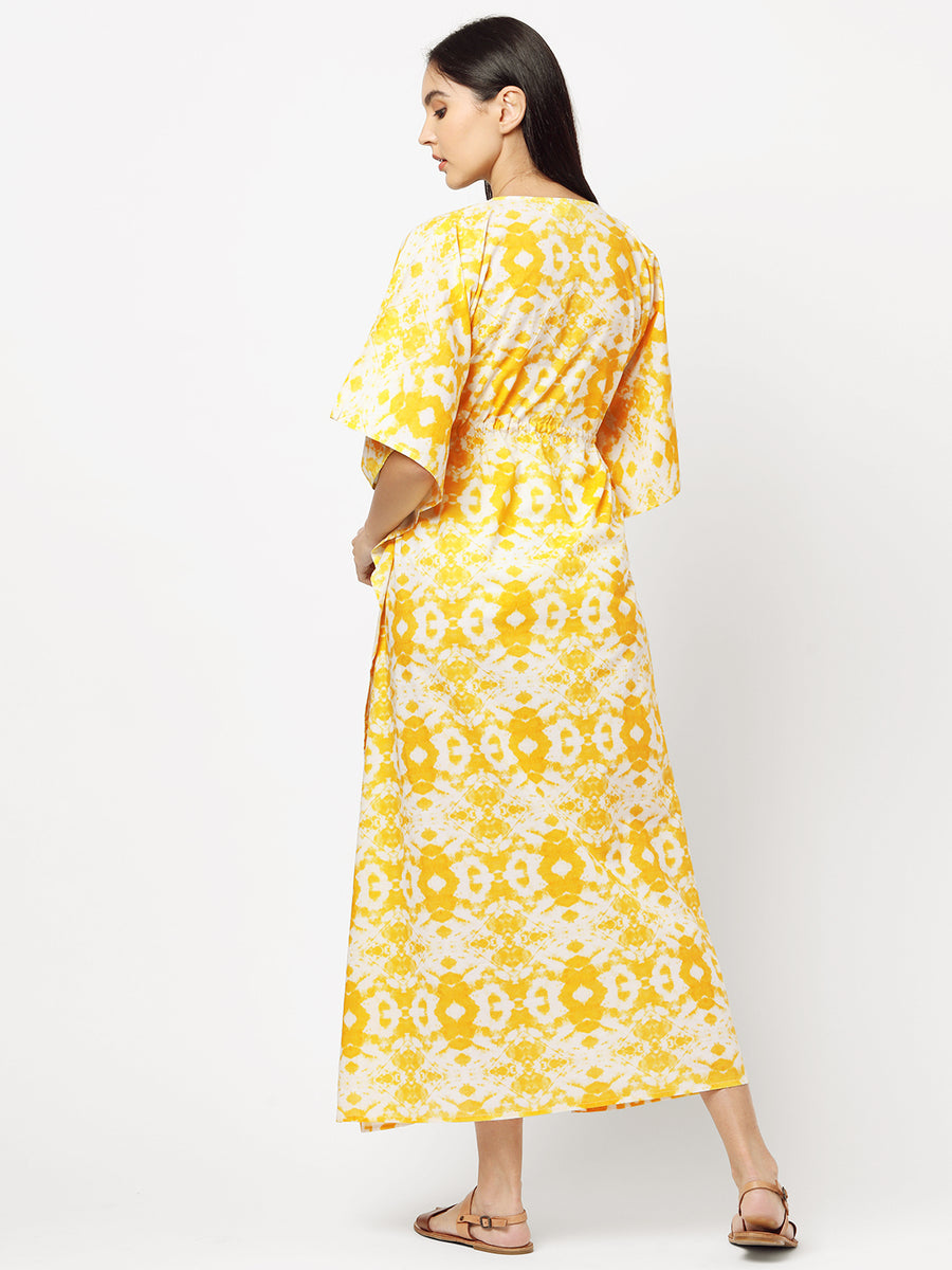 SUNSHINE- LONG KAFTAN – Esha Lal Swimwear